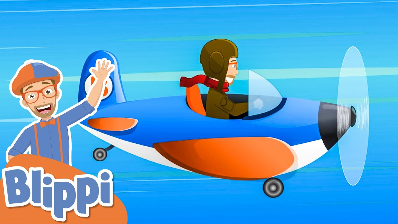 Plane Song｜Blippi｜Children's Music｜Trucks For Kids｜Gecko's Songs - YouTube