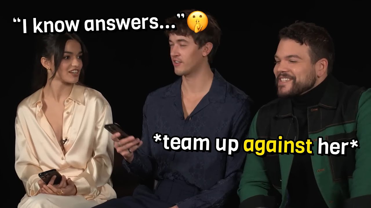 The hunger games cast being funny for 4 minutes | Part 2 - YouTube