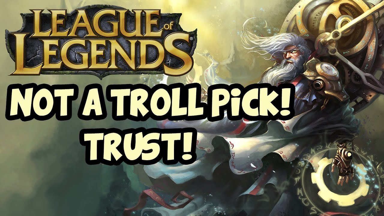 League of Legends: Zilean Mid! Not A Troll Pick! - ♥ Commentary ♥ - YouTube