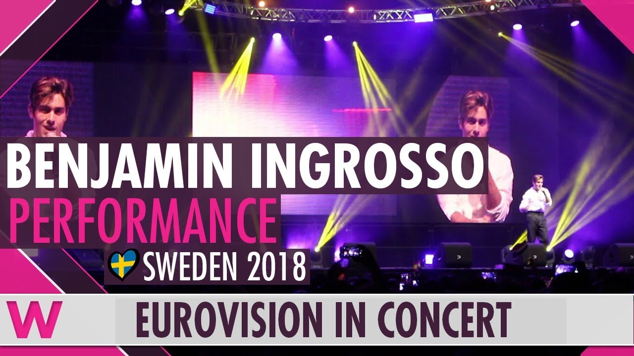 Benjamin Ingrosso "Dance You Off" (Sweden 2018) LIVE @ Eurovision in ...
