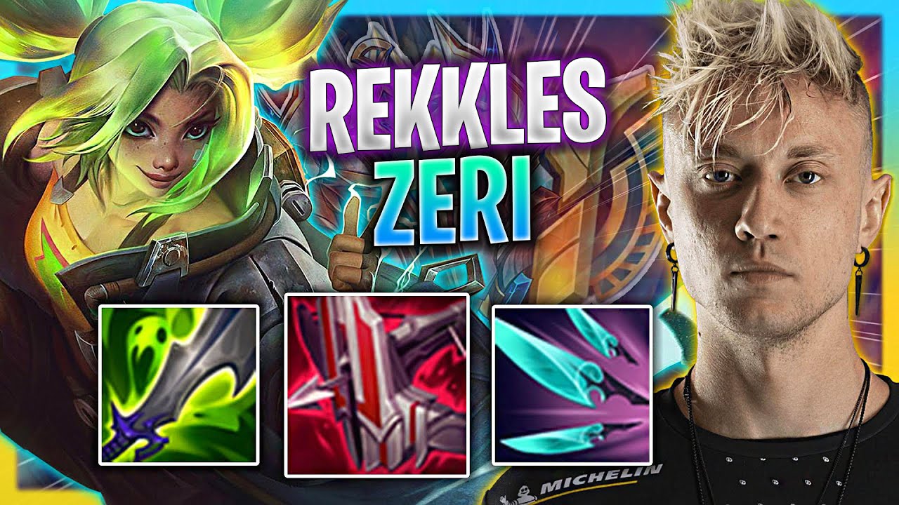REKKLES IS SO CLEAN WITH ZERI! | FNC Rekkles Plays Zeri ADC vs Aphelios ...