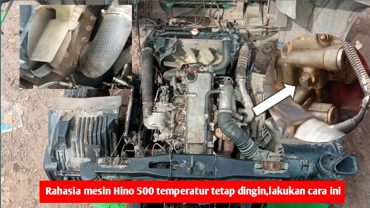 cara buang angin radiator atau bleeding air radiator hino 500(lohan ...