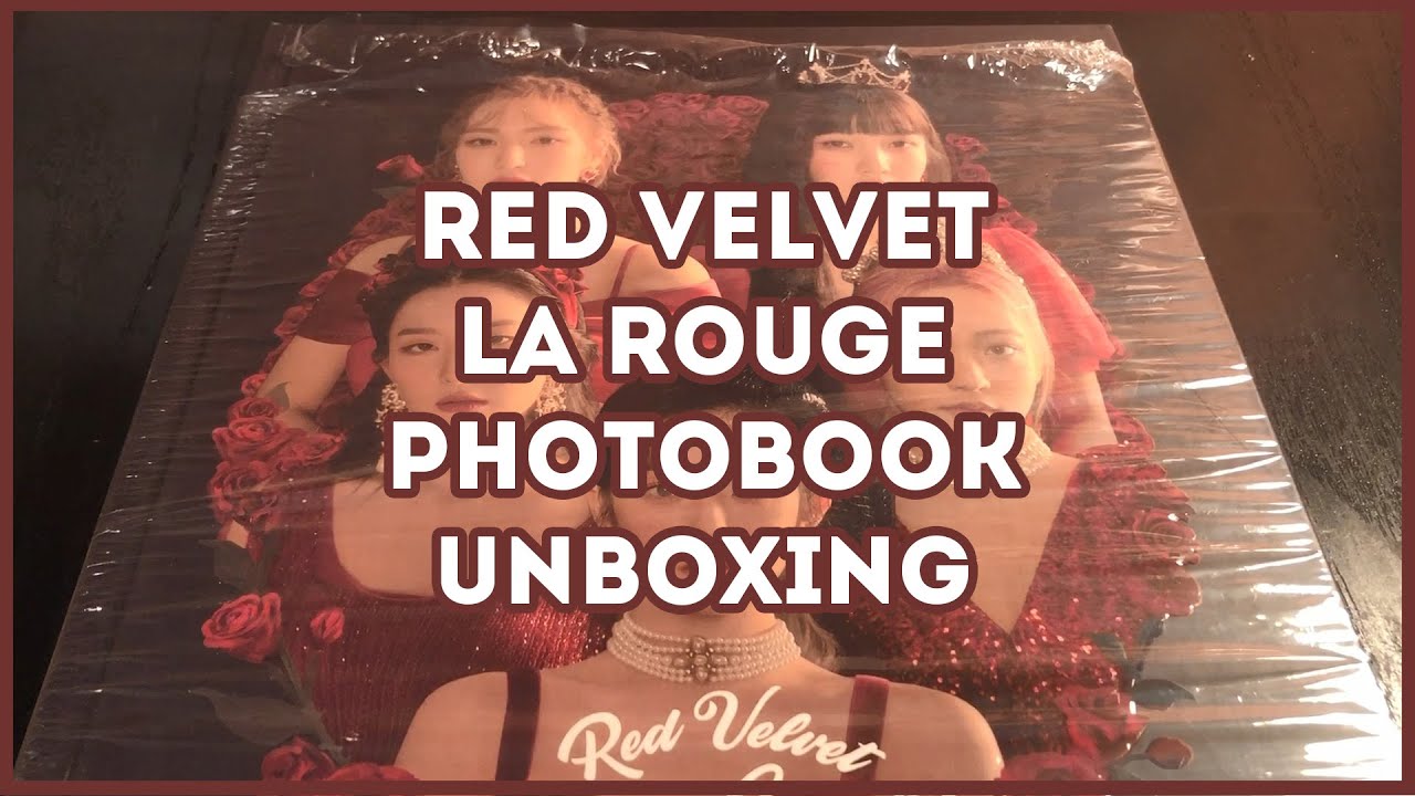ˑ ° Red Velvet La Rogue Photobook Unboxing - YouTube