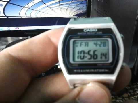 RELOJ CASIO B640W 100% ORIGINAL - YouTube