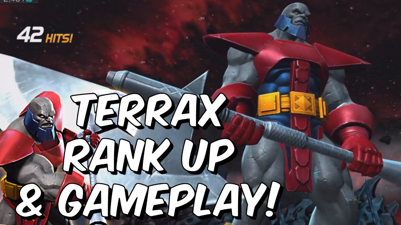 Terrax Rank Up & First Impressions Gameplay! - Marvel Contest of ...