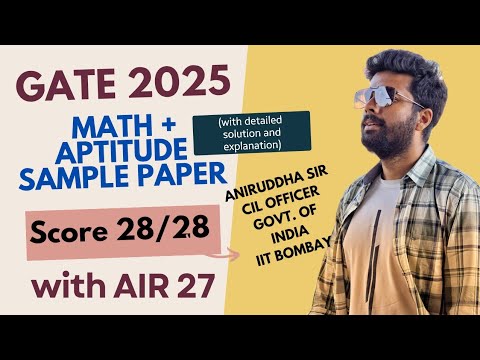 GATE 2025 Aptitude : GATE 2025 Engineering Mathematics : GATE 2025 ...