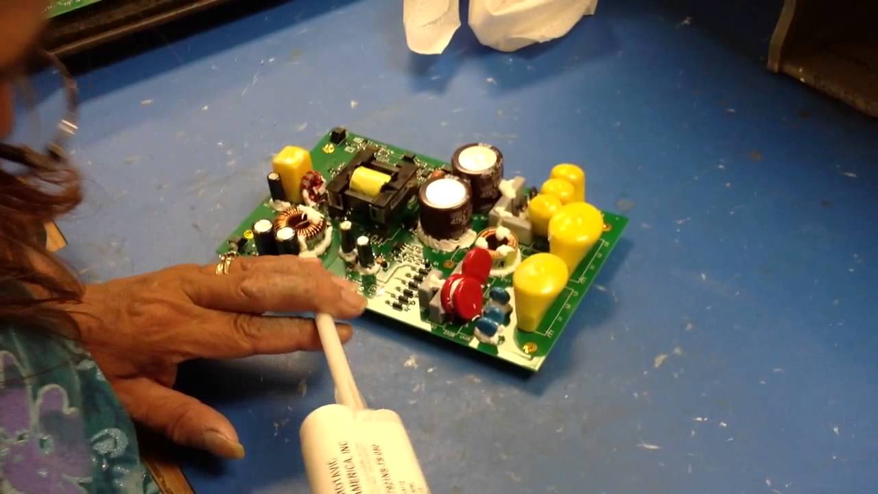 Staking of PCB, Manual vs. Robot application - YouTube