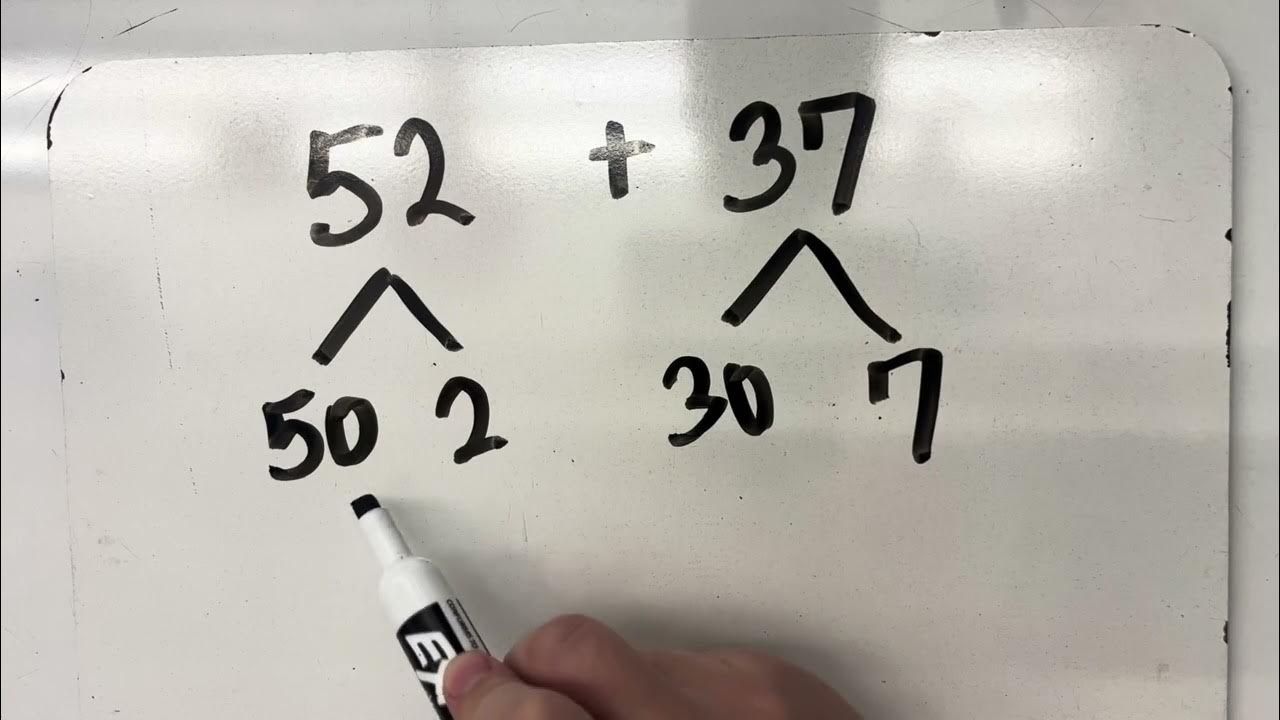 "Decomposing Strategy" when adding two, two-digit numbers (2nd Grade ...