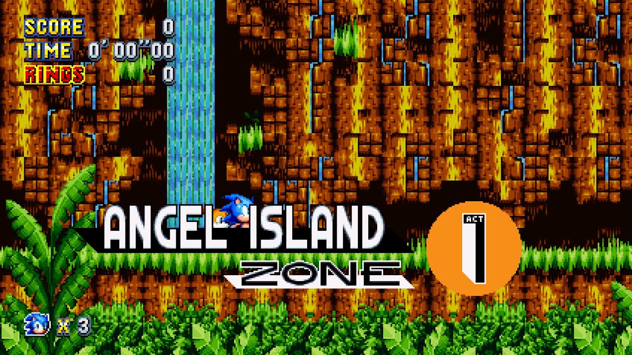 Nice remake of the Angel Island | Angel Island Zone | Sonic Mania Mod ...