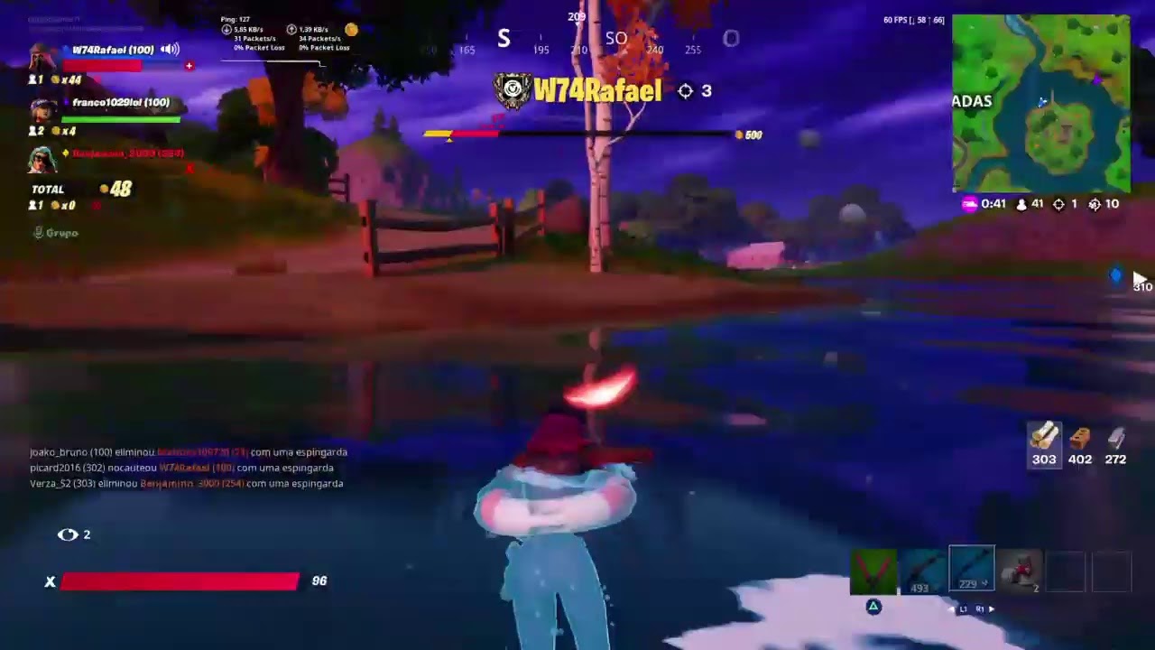 Tentado pegar a skin Tango (Fortnite) - YouTube