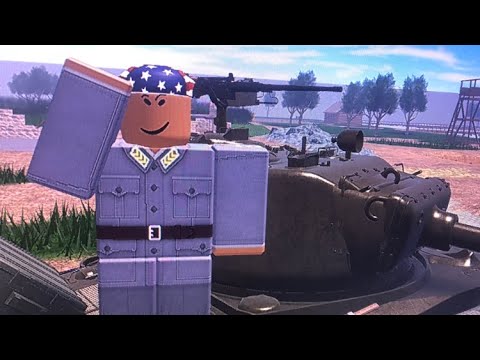 Fighting alongside Giant Tanks ROBLOX Battleground - YouTube