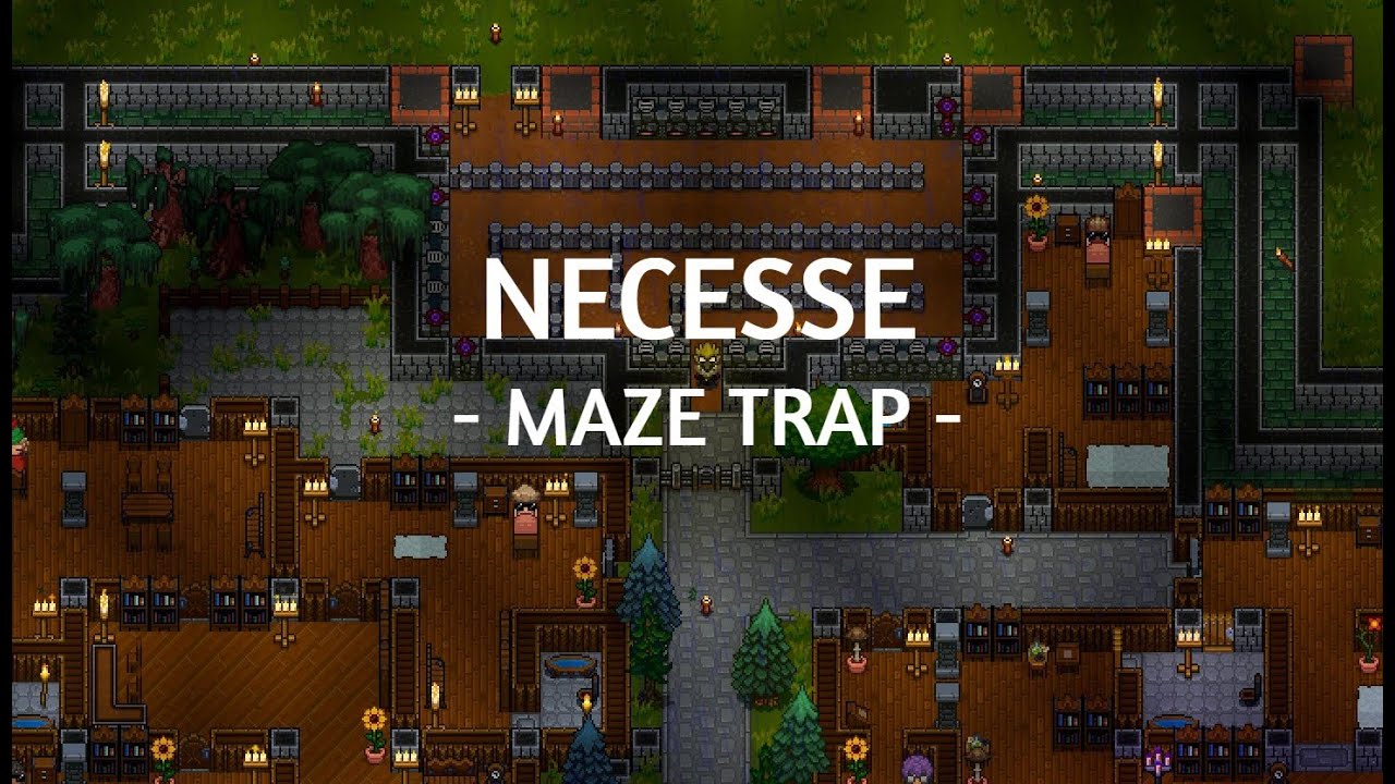 Necesse - Maze Trap - YouTube