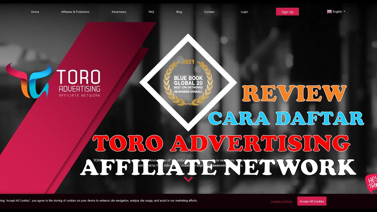 REVIEW TORO ADVERTISING AFFILIATE NETWORK CARA DAFTAR - YouTube