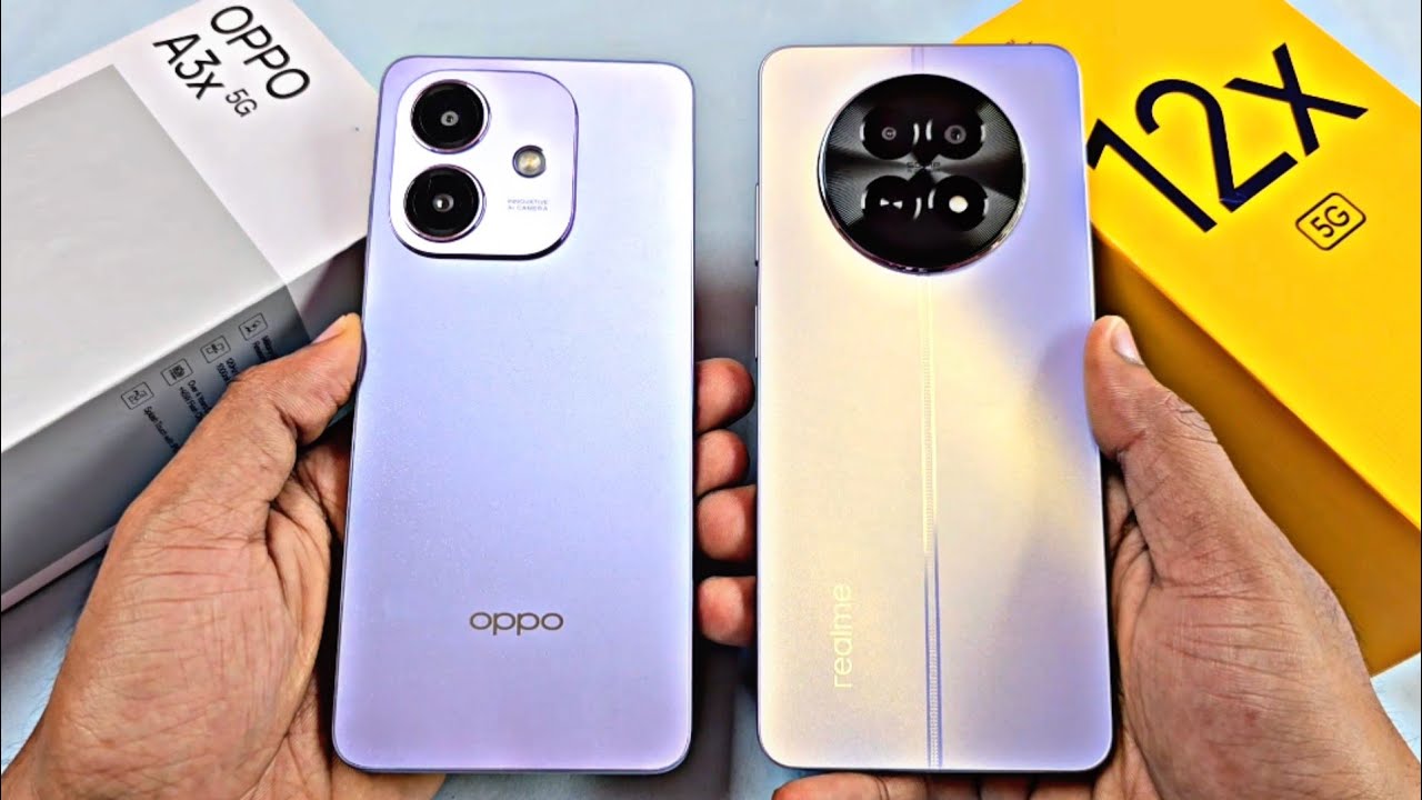 Oppo A3x 5G vs Realme 12x 5G - Which Should You Buy ? - YouTube
