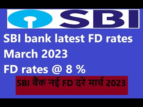 SBI bank latest FD rates | SBI bank Fixed deposit rates | SBI Bank FD ...