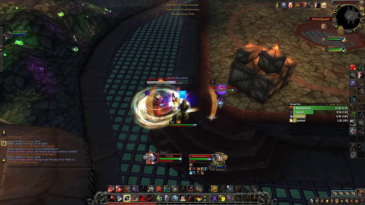 WoW Shadowlands 9.0.2 arms warrior pvp Dalaran Arena 2v2 7 - YouTube