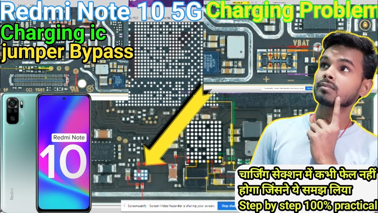 Redmi Note 10 5g Charging Problem | Redmi Note 10 Charging jumper ...