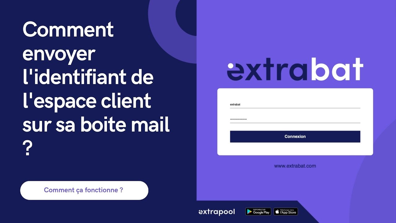 Comment envoyer l'identifiant de l'espace client sur sa boite mail ...