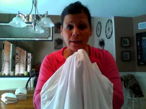 How to Fold Bed Sheets by Lisa DeSimone... - YouTube