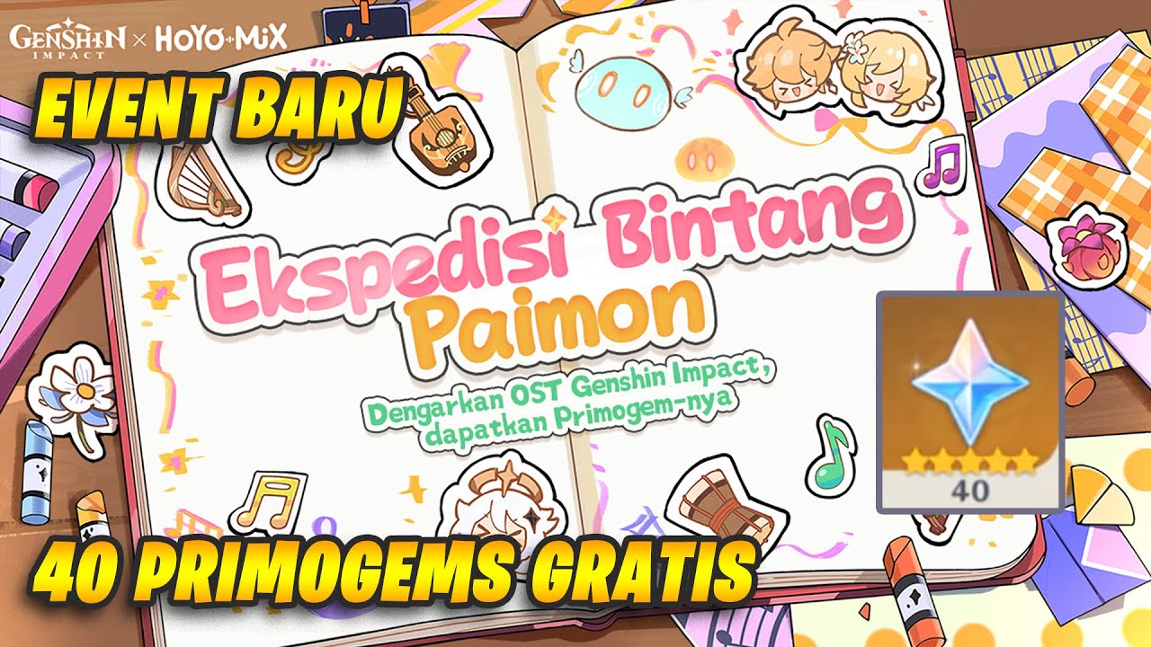 "EKSPEDISI BINTANG PAIMON" Redeem Code Event Terbaru | Genshin Impact ...
