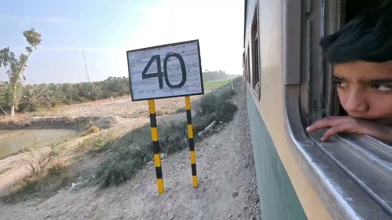 Railway Track Travel Pakistani Train Vlog | Train Asif Pakistani - YouTube