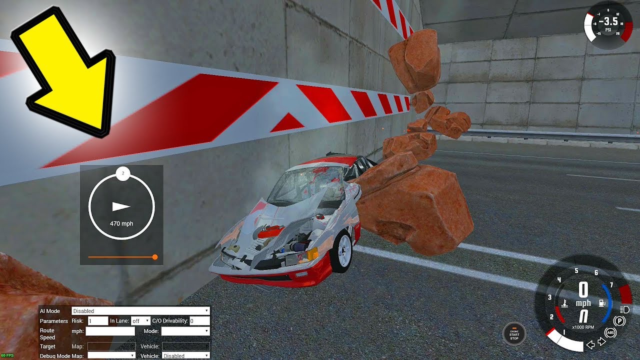 Playing With The Wind In BeamNG.drive - YouTube