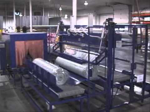 SV088 Roll Wrapper 96 Wrapping Carpet Padding - YouTube