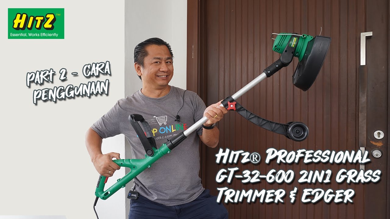 Hitz® Professional GT-32-600 2in1 Grass Trimmer & Edger Part 2 ...
