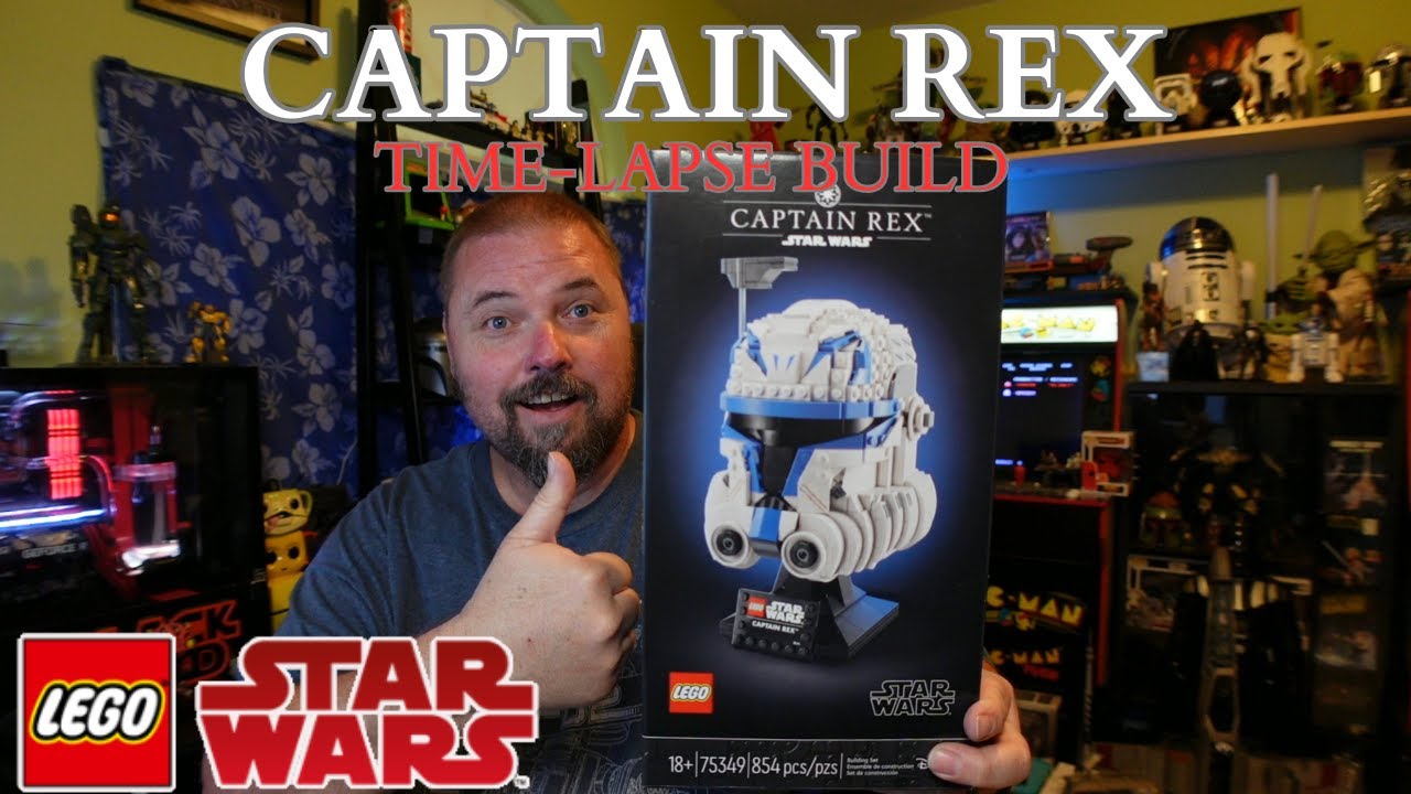 Captain Rex Lego Helmet Build Time-lapse - YouTube
