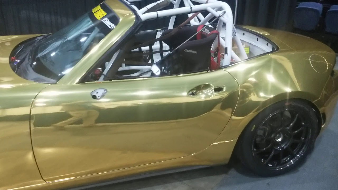 Gold tinted car - YouTube