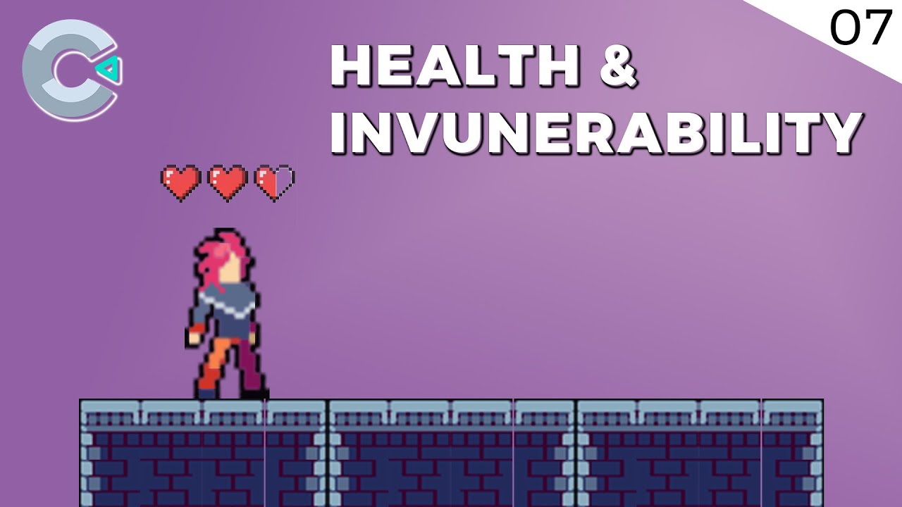 Health and Invulnerability | Tutorial Game Platformer 2D dengan ...