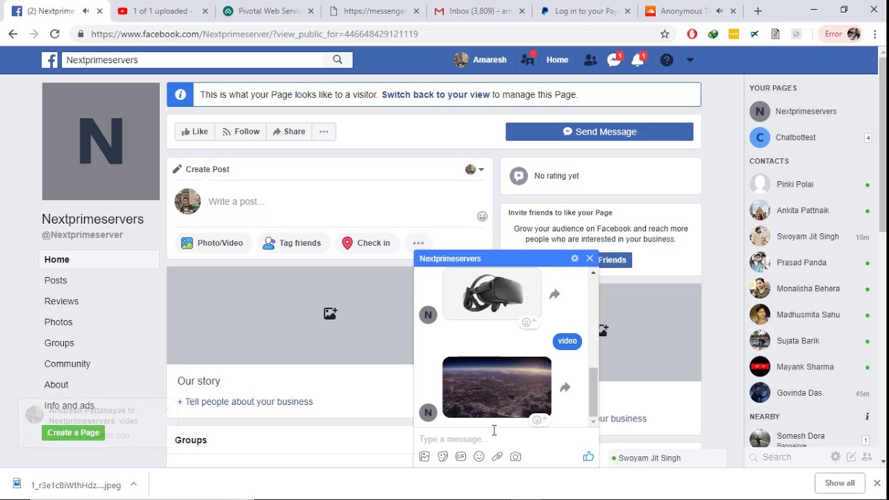 facebook chatbot using spring boot - YouTube