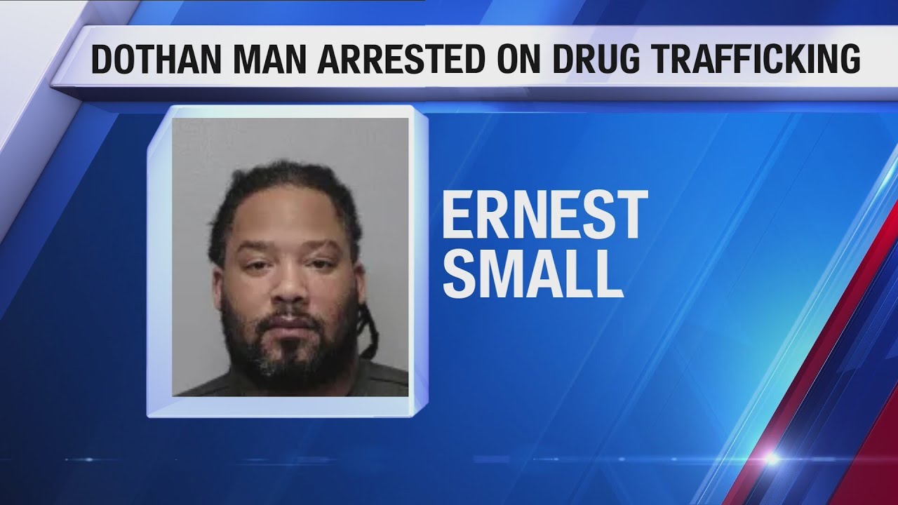 Dothan man arrested on drug trafficking charges; DPD - YouTube