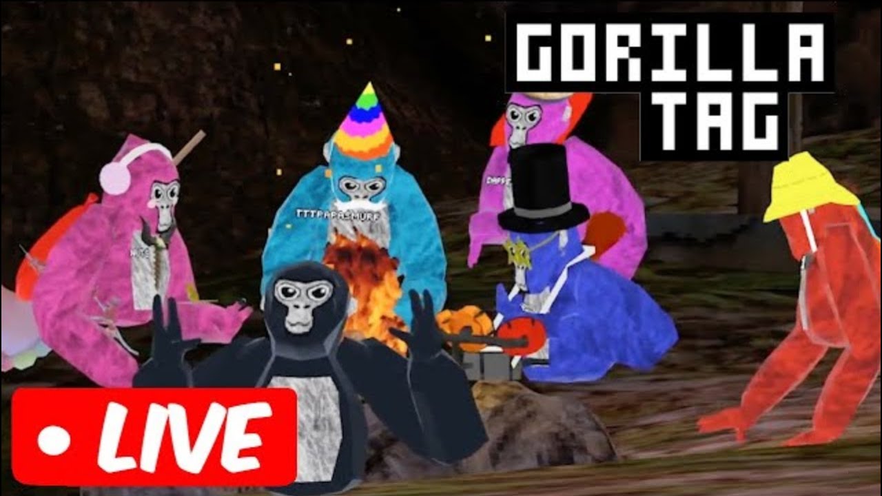Gorilla Tag Live 🔴Minigames & Fan Codes! #gorillatag #shorts - YouTube