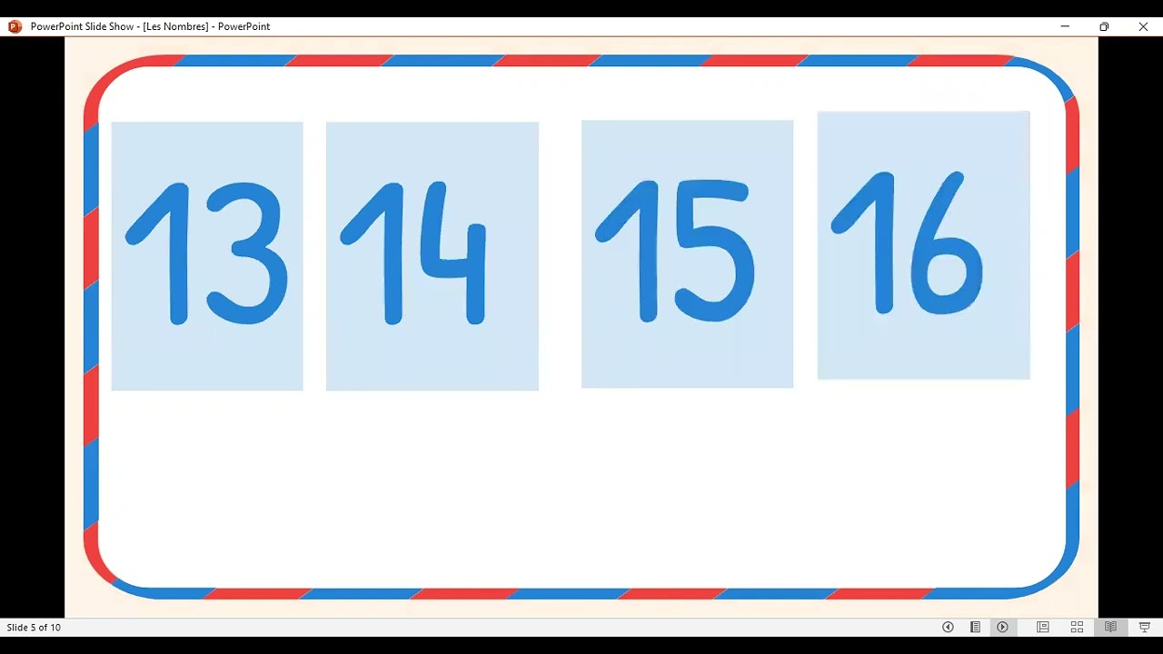 French Numbers For Kids - YouTube