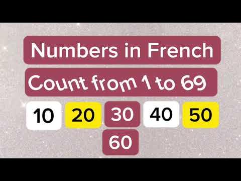 🔢Easy Way to Count the Numbers From 1 to 69 in French. - YouTube