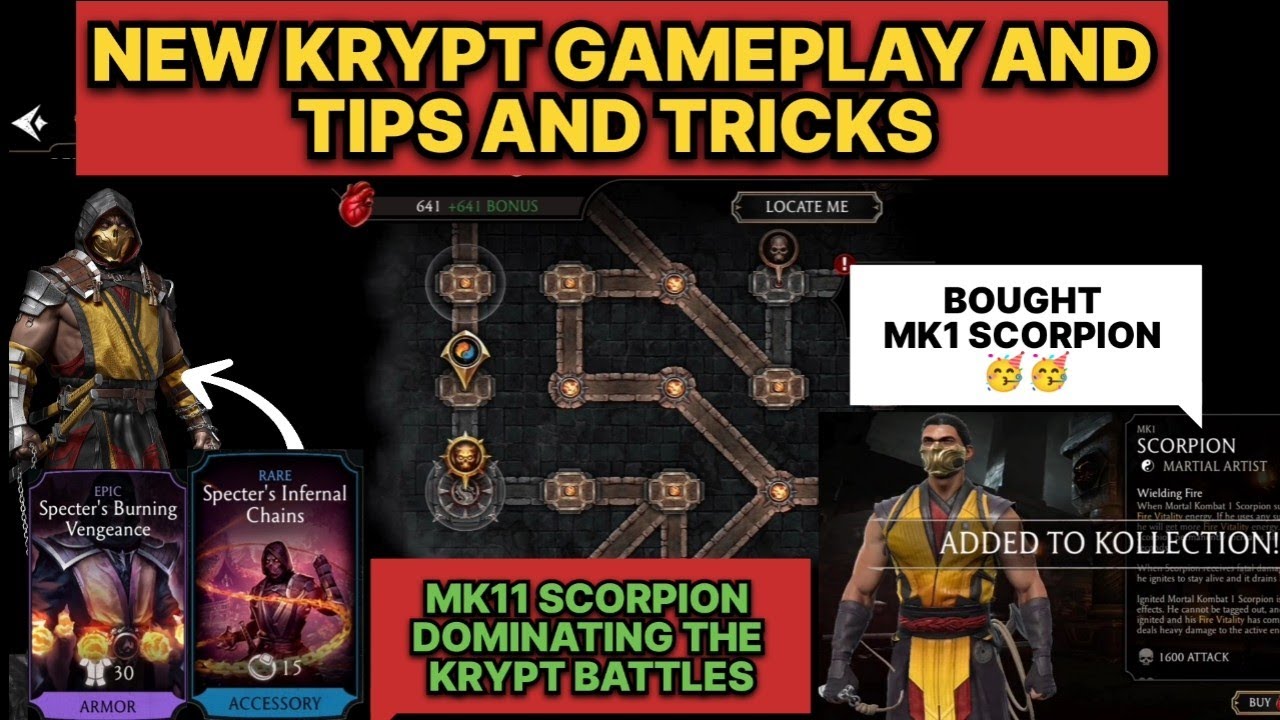 mk mobile new krypt | mk mobile krypt gameplay | mk1 scorpion mk mobile ...