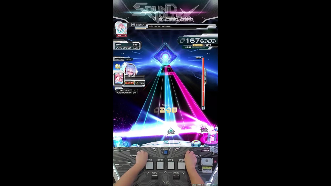 [SDVX] [Valkyrie model] KR LIVE 싸이뮤직 게임월드(CYGameworld) SOUND VOLTEX ...