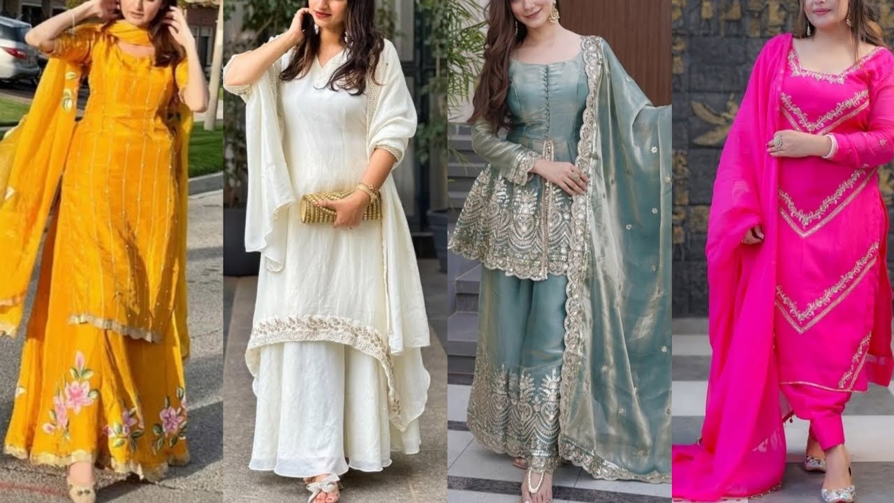 New look fashionable suit designs || new fashion ke suit ke design ...