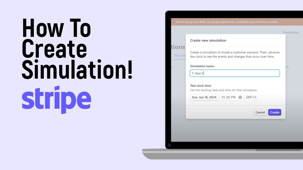 How to Create Simulation in Stripe Account [easy] - YouTube