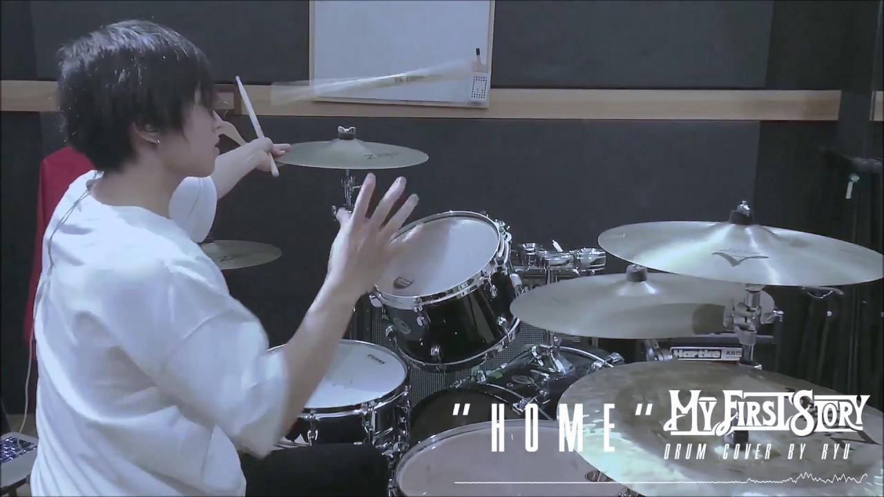 MY FIRST STORY - HOME - Drum cover - YouTube