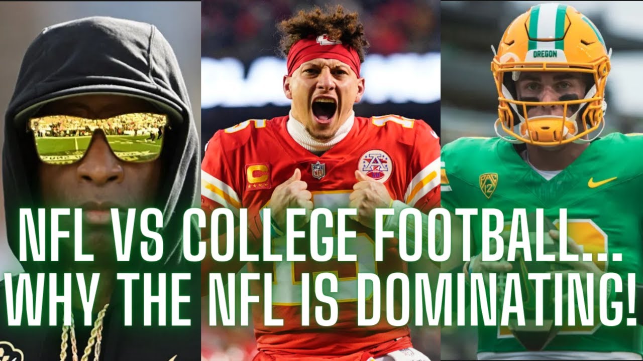 The NFL Vs College Football... Why The NFL Is Dominating! - YouTube