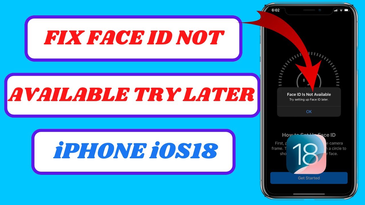 "Fix 'Face ID Not Available' on iPhone iOS 18 | Step-by-Step ...