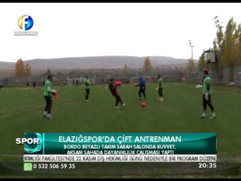 Kanal Fırat Spor - Elazığspor'da Çift Antreman