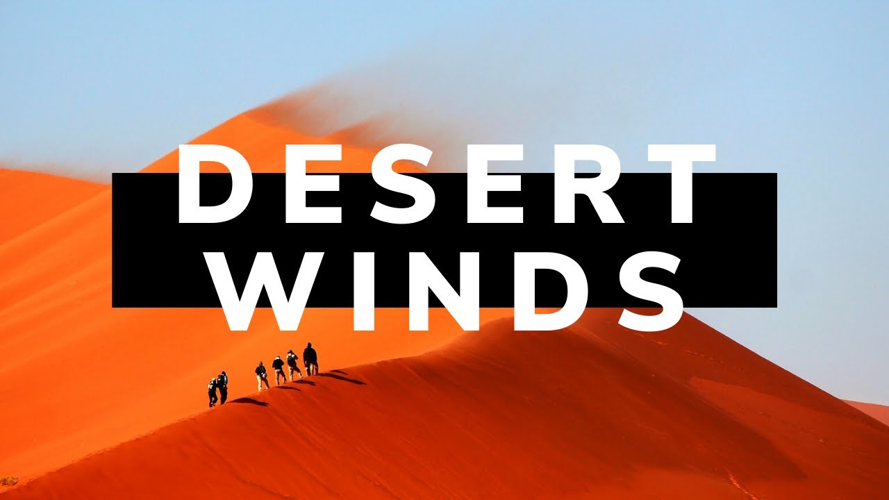 Desert Sounds | Strong Sandstorm Winds Howling | | Desert Wind Sound ...