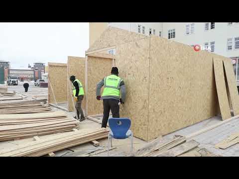 Doğanşehir'e ahşap konteynerler kuruluyor