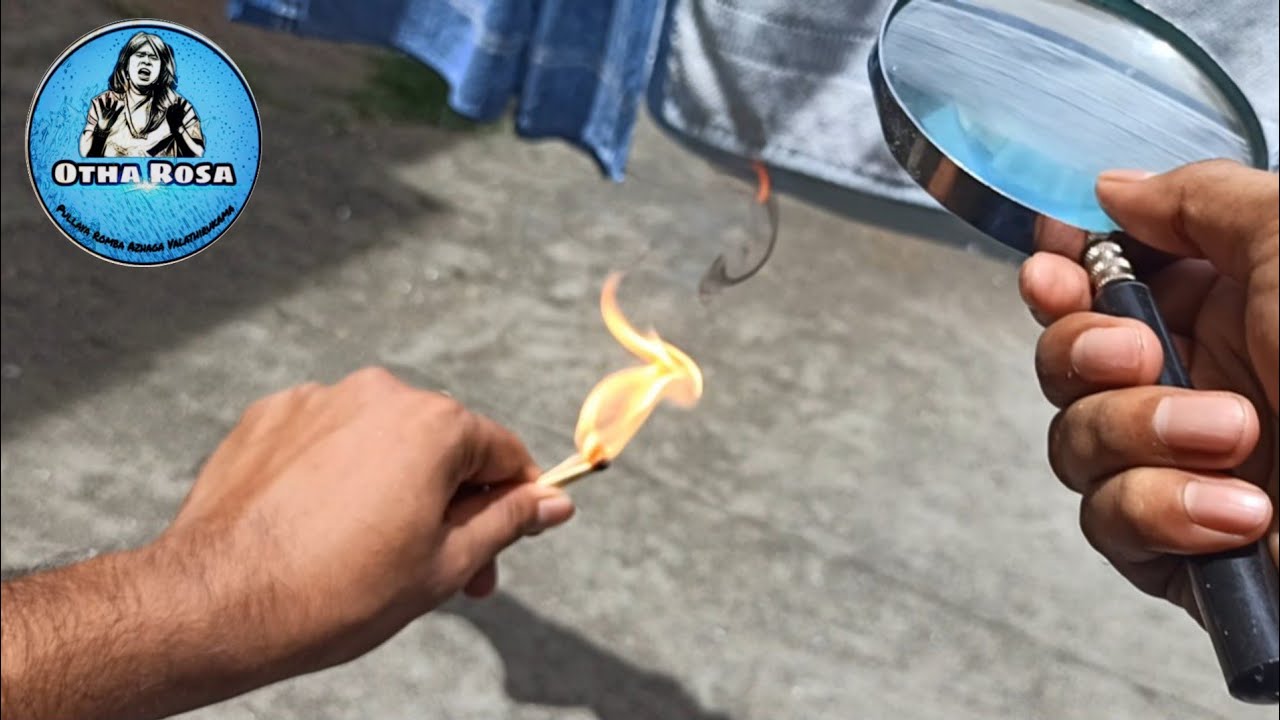 பூதக்கண்ணாடி Experiment🔍 || Magnifying glass experiment || #otharosa ...