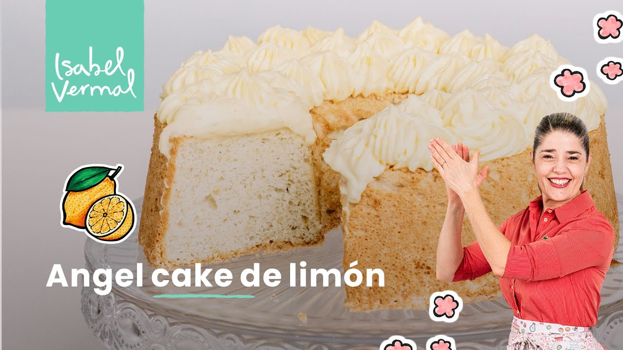 Angel cake de limón - YouTube