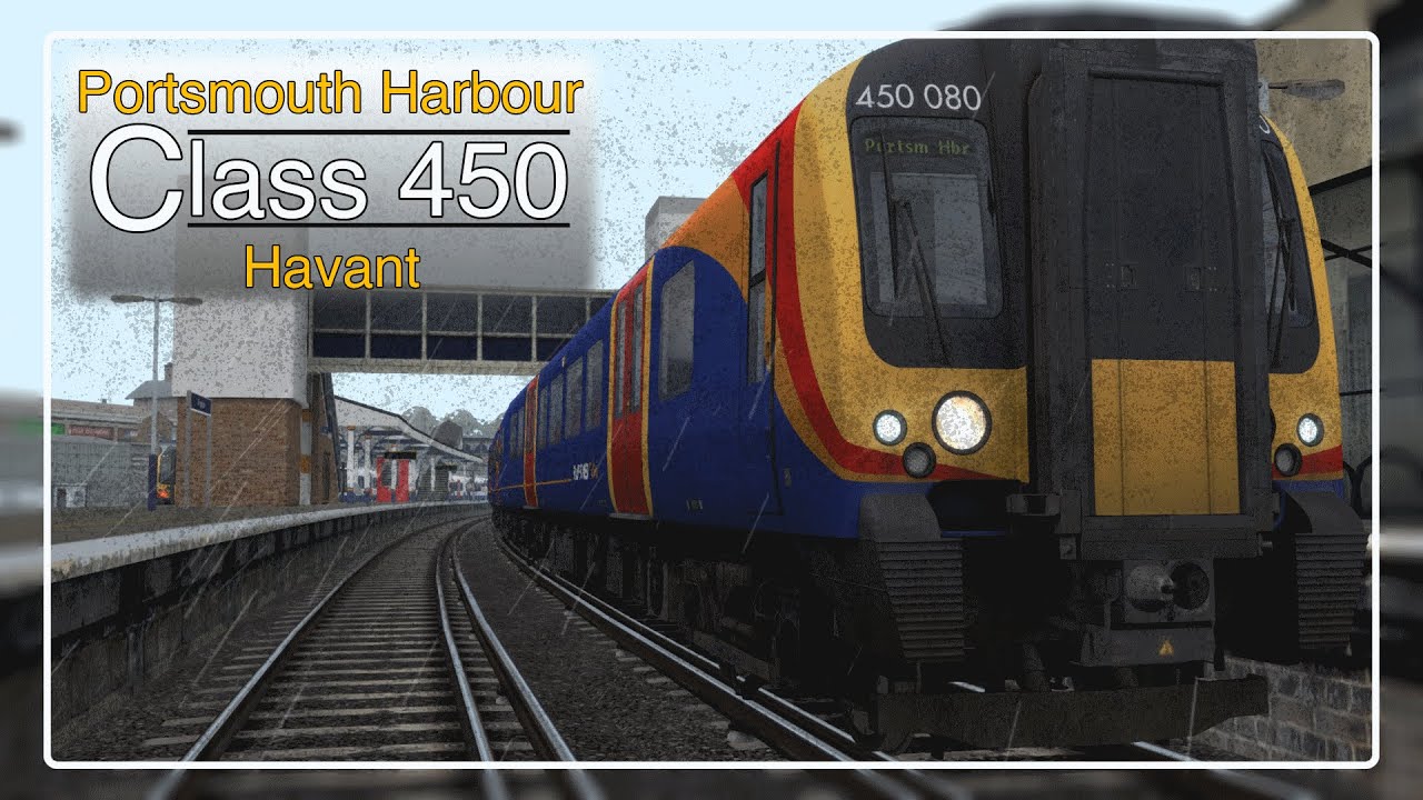 South West Trains Class 450 Portsmouth Harbour - Havant - Train ...