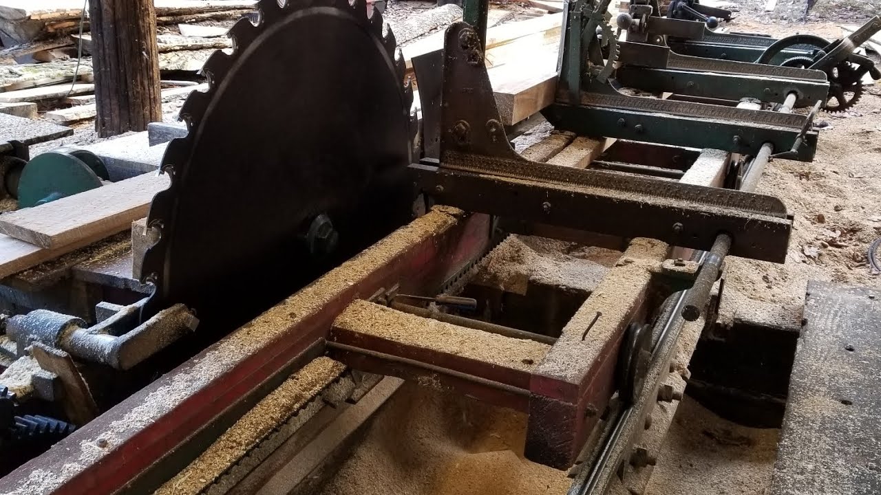 1907 American Sawmill VS Big Cottonwood #sawmill - YouTube